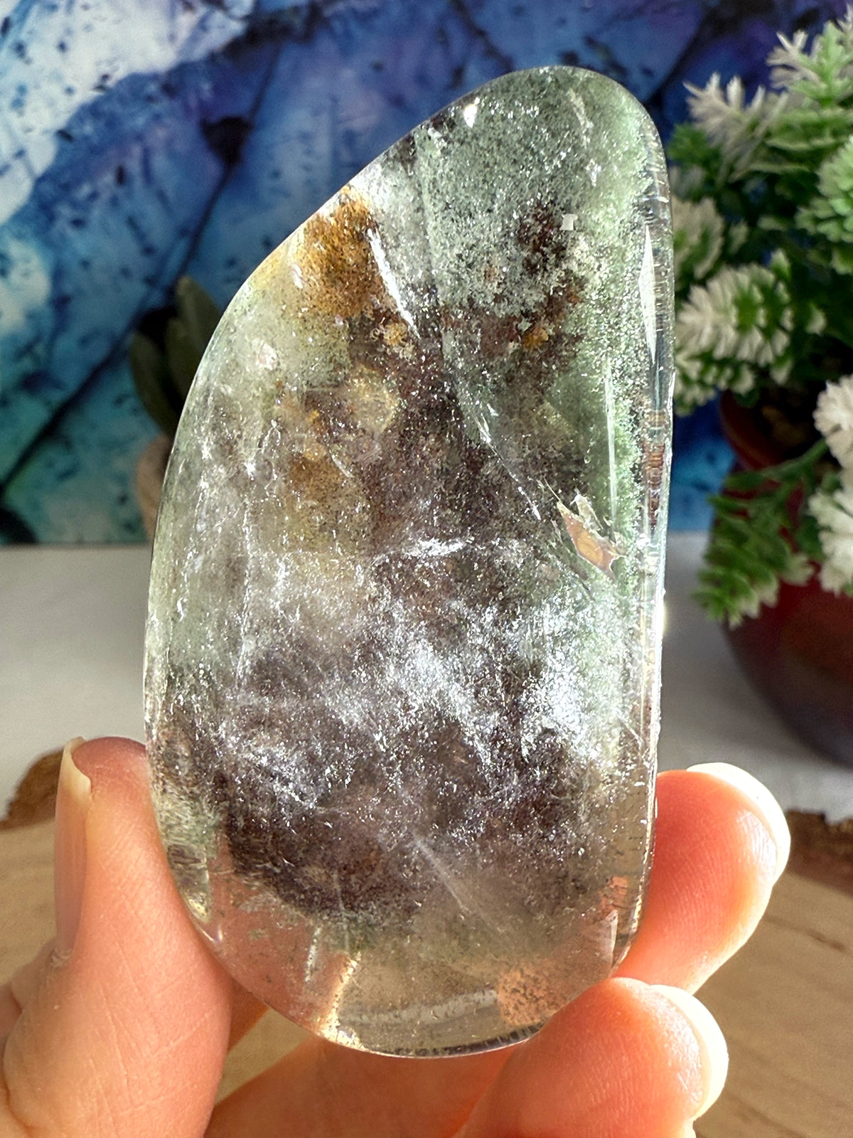 Garden Quartz/Lodolite Palm | David Essery - New Moon Art
