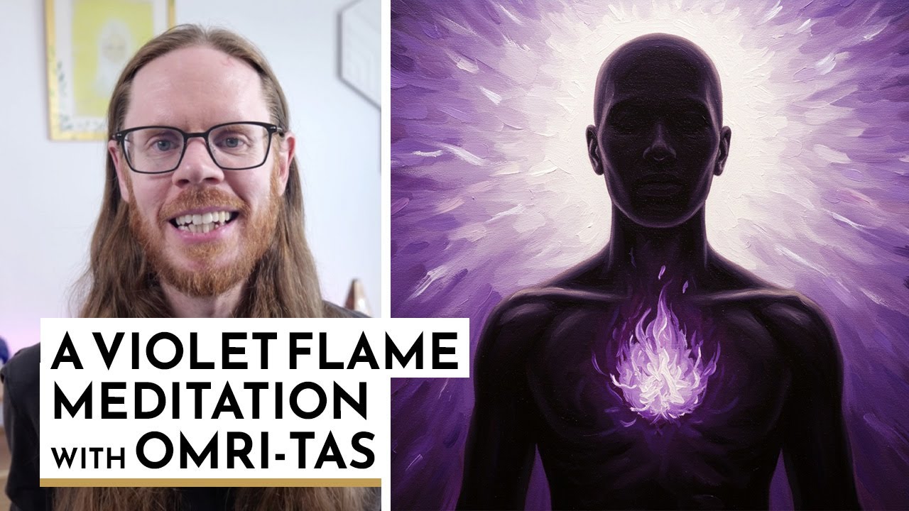 Receive a Purification of the Violet Flame from the Master Omri-Tas | David Essery - New Moon Art